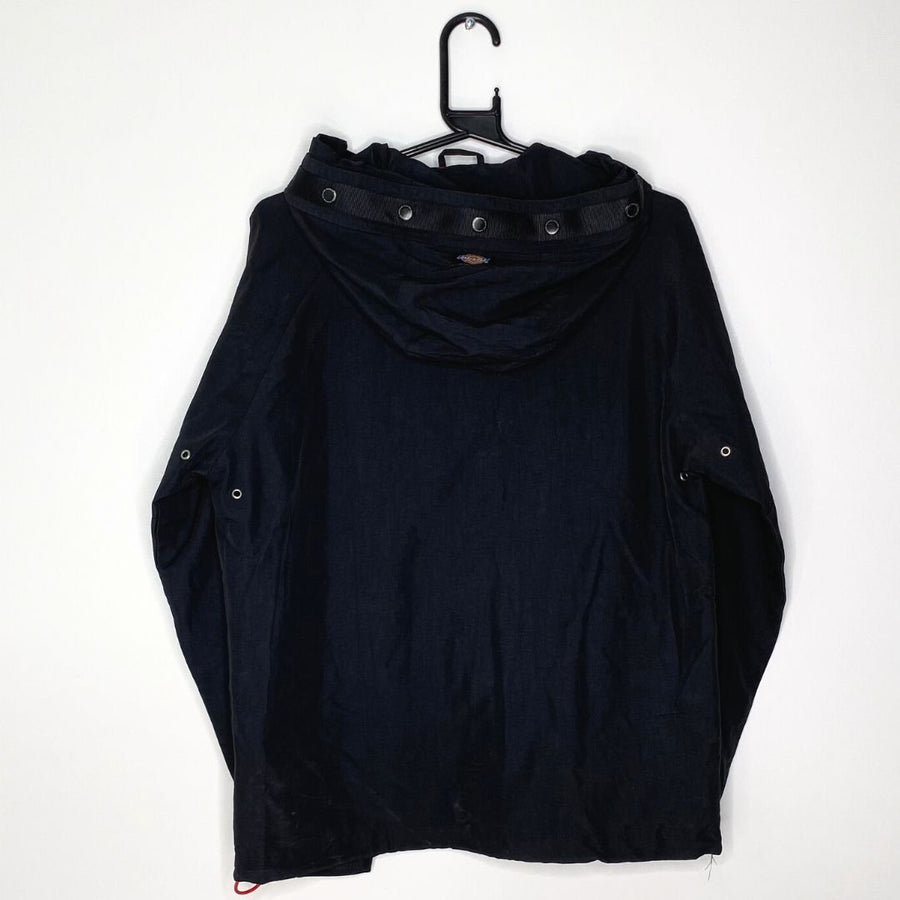 Black Dickies Popper Hood Coat - VintageVera