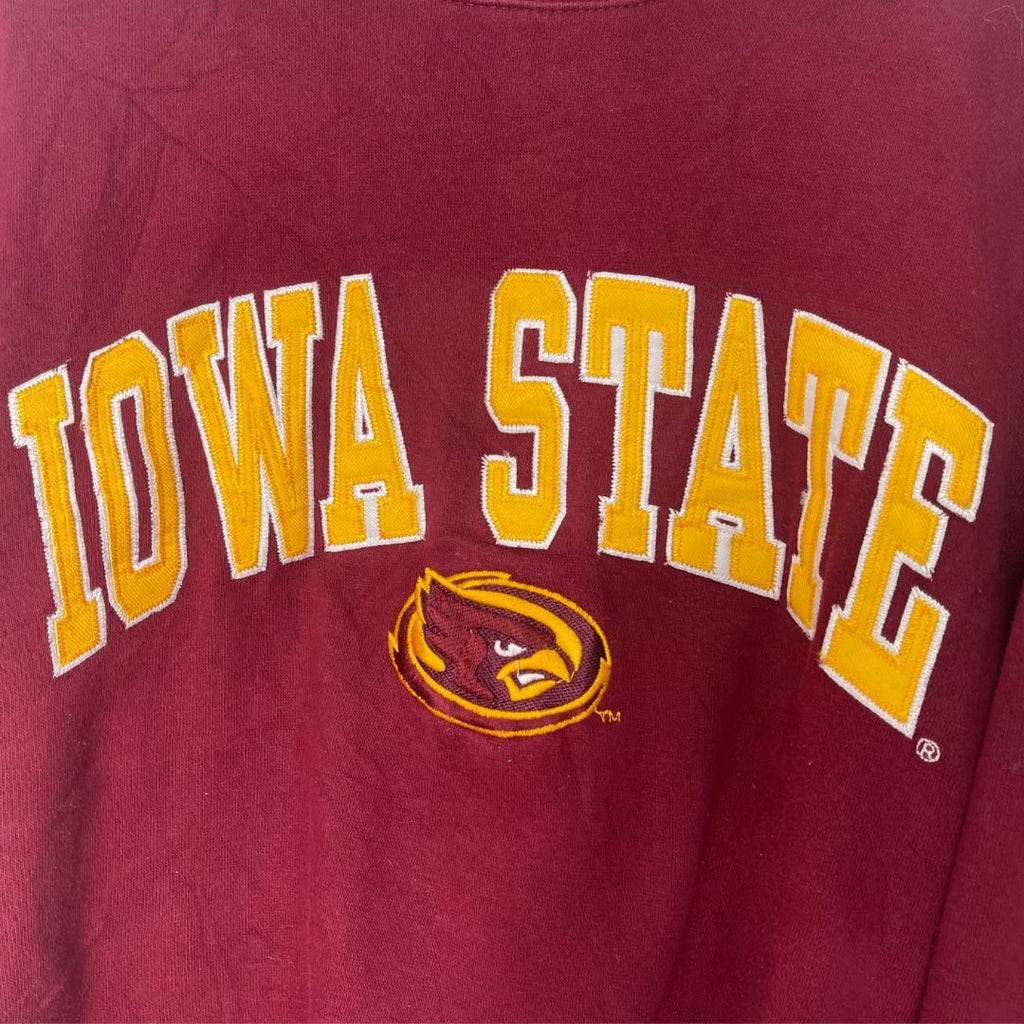 Burgundy IOWA State Sweatshirt - VintageVera