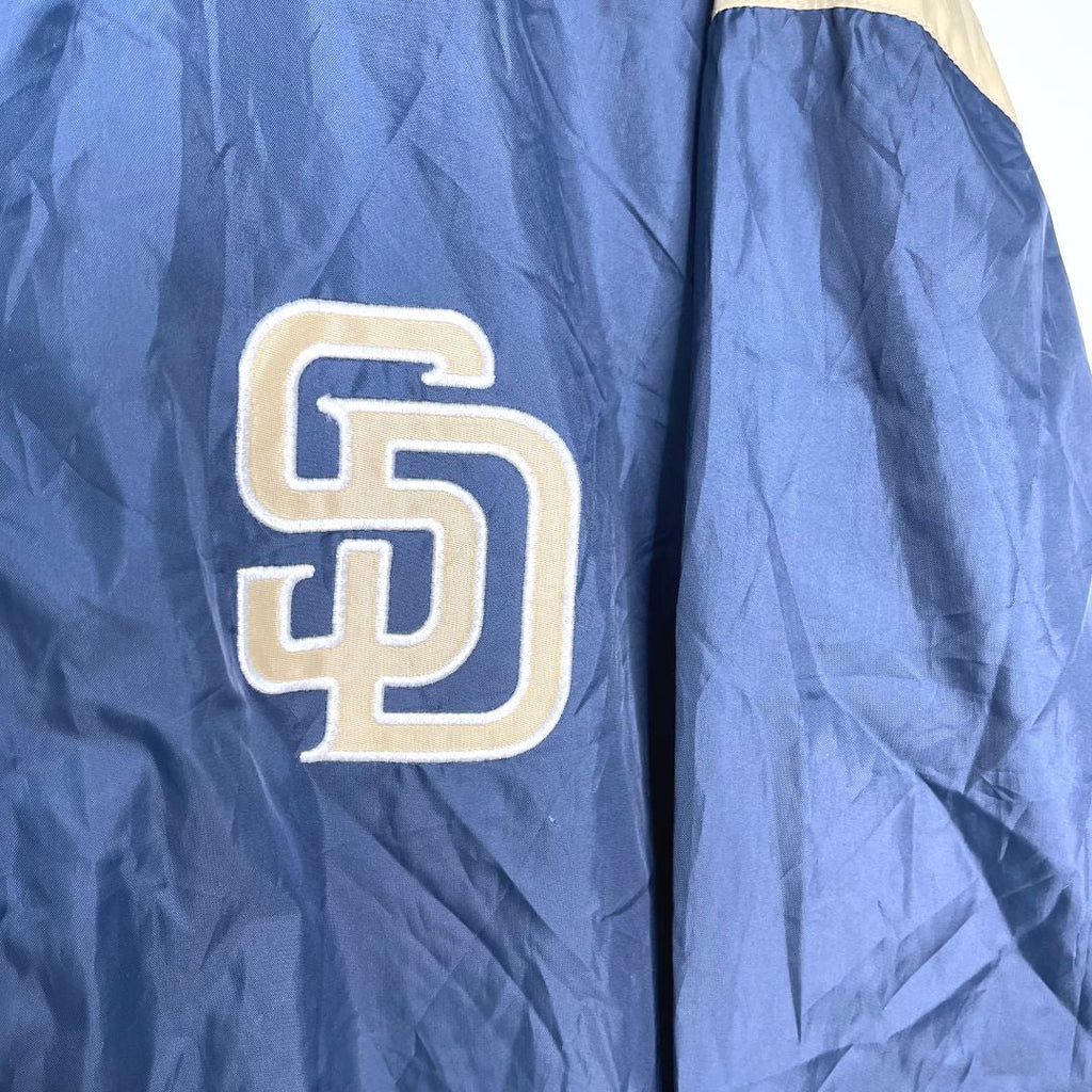 San Diego Padres MLB Blue and Gold Track Jacket - VintageVera